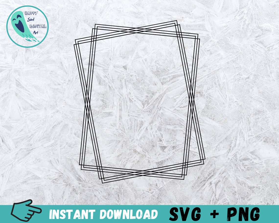 Double Frame SVG Square Frame Svg Frame Svg Bundle Frame - Etsy
