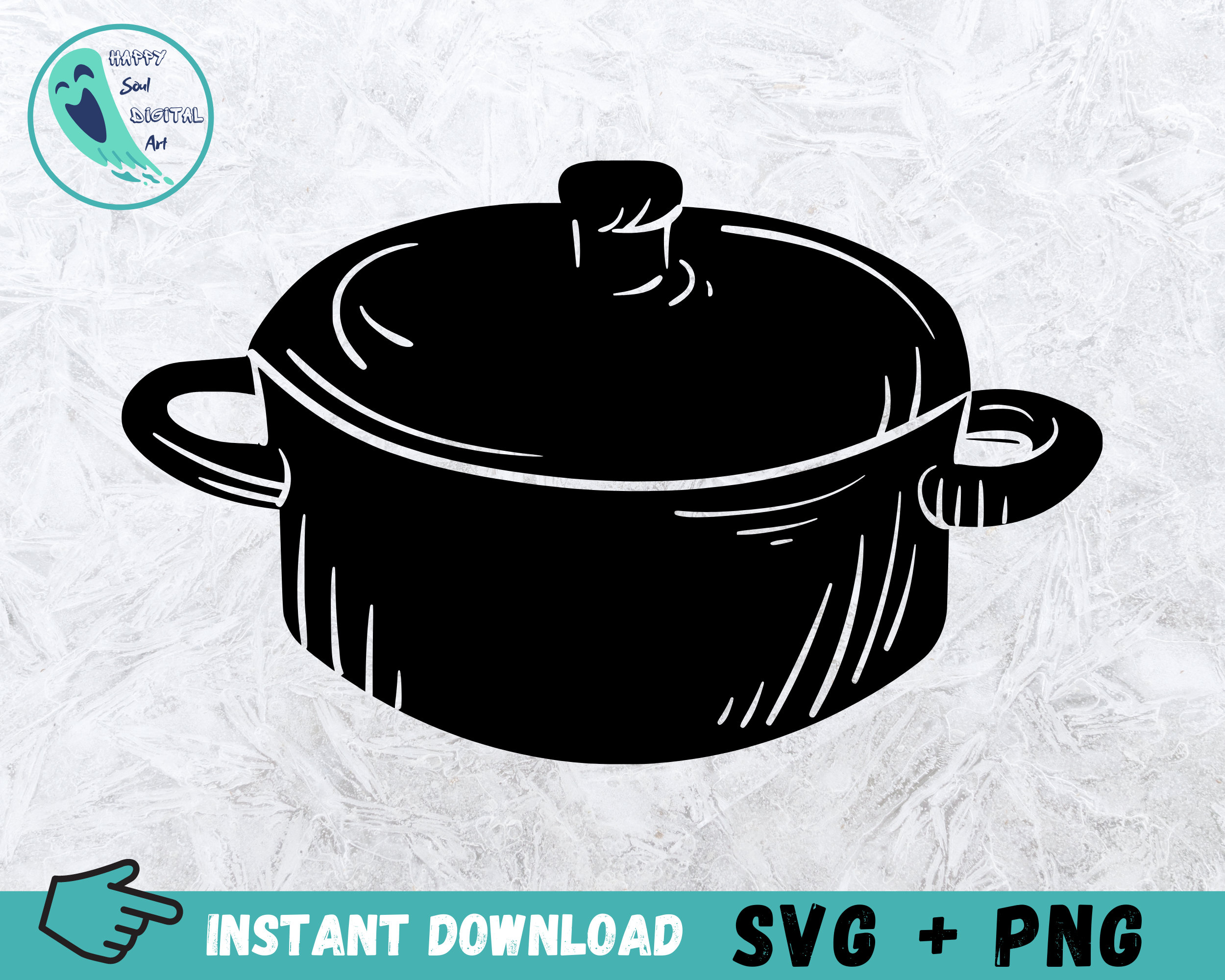 Kitchen Utensils SVG: Hand Drawn Cooking Clipart Bundle (digital ...