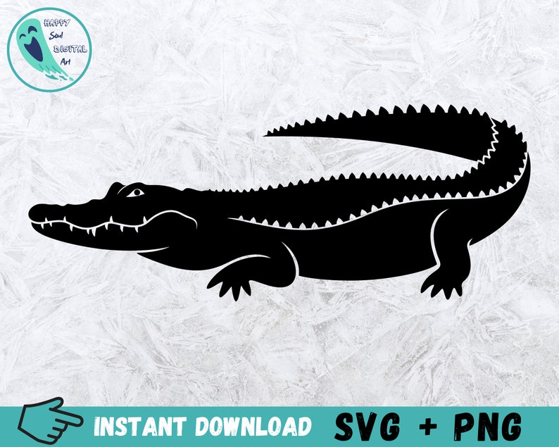 Alligator Svg Crocodile SVG Alligator Clipart Crocodile Cut - Etsy