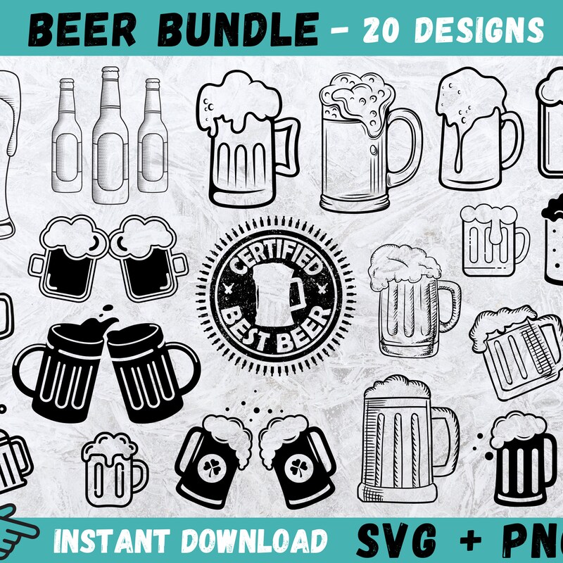 Beer Mug Svg - Etsy