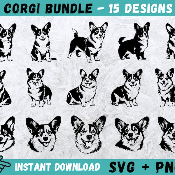 Corgi Svg - Etsy