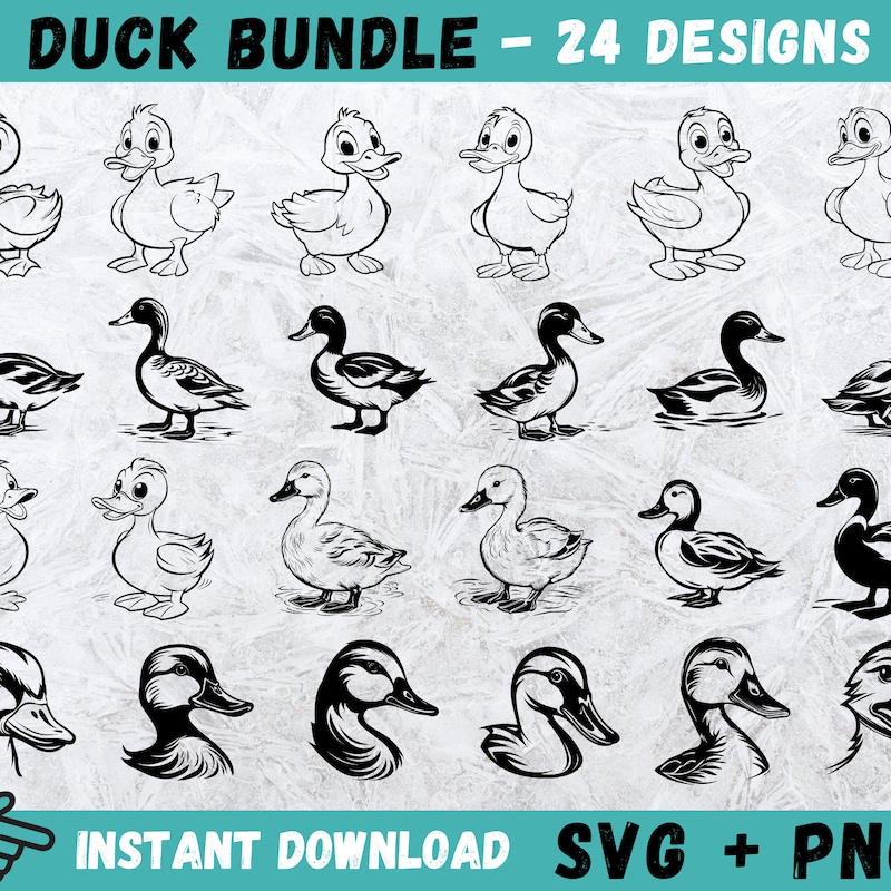 Duck Svg - Etsy