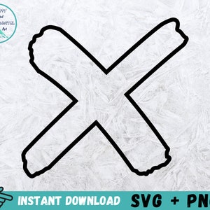 X Mark SVG Bundle: 24 Cross Designs (digital Download) - Etsy