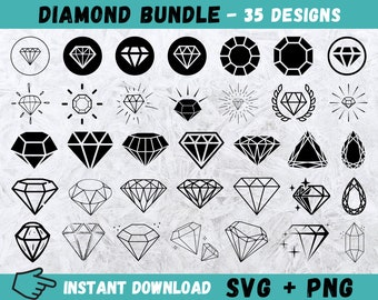 Diamond png - Etsy AU