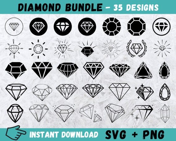 Diamond Silhouette Clip Art