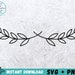 Leaf Divider Svg, Divider Svg Bundle, Leaf Divider Cricut, Decorative ...