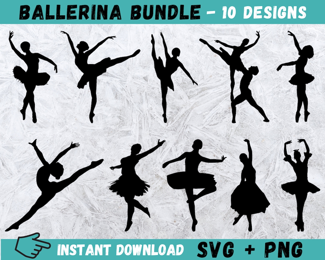 Ballerina SVG, Ballet Svg, Dancer Svg, Ballet Shoes Cricut, Ballet ...