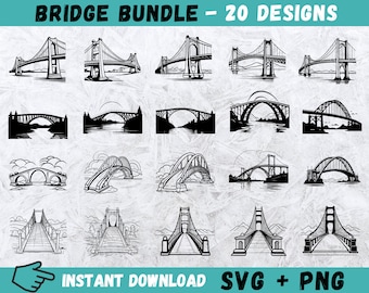 Bridge Svg, Bridge Cricut, Bridge Cut File, Bridge Svg Bundle, Bridge ...