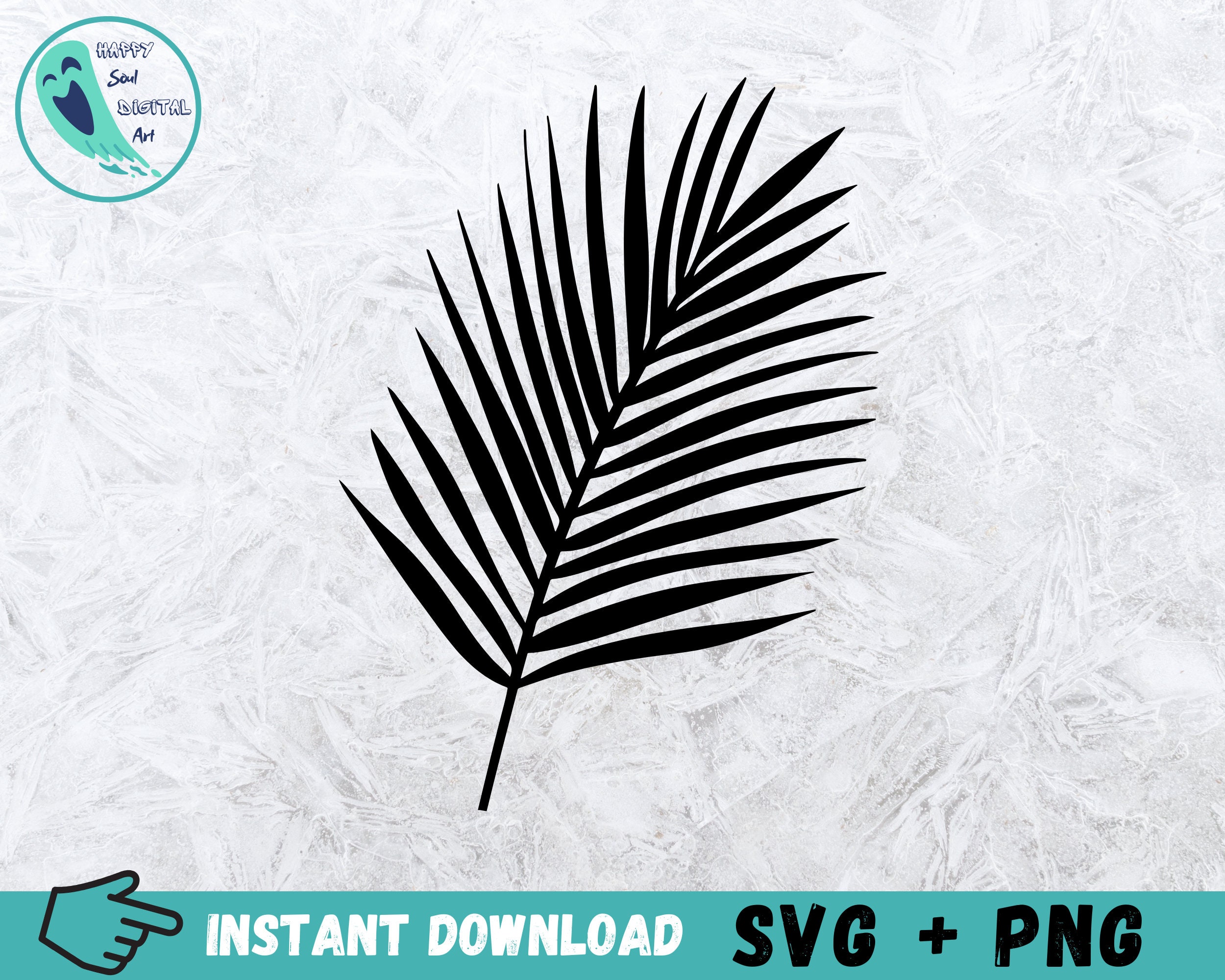 Palm Leaf SVG Palm Leaves Svg Hand Drawn Leaves Svg Palm - Etsy