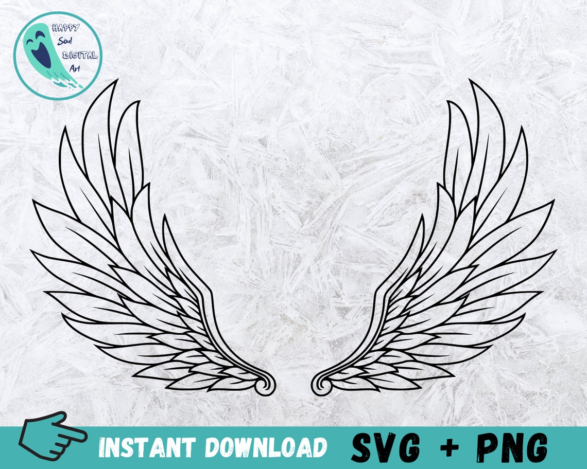 Wings Svg Angel Wings Svg Wings Svg Bundle Angel Wings | Etsy