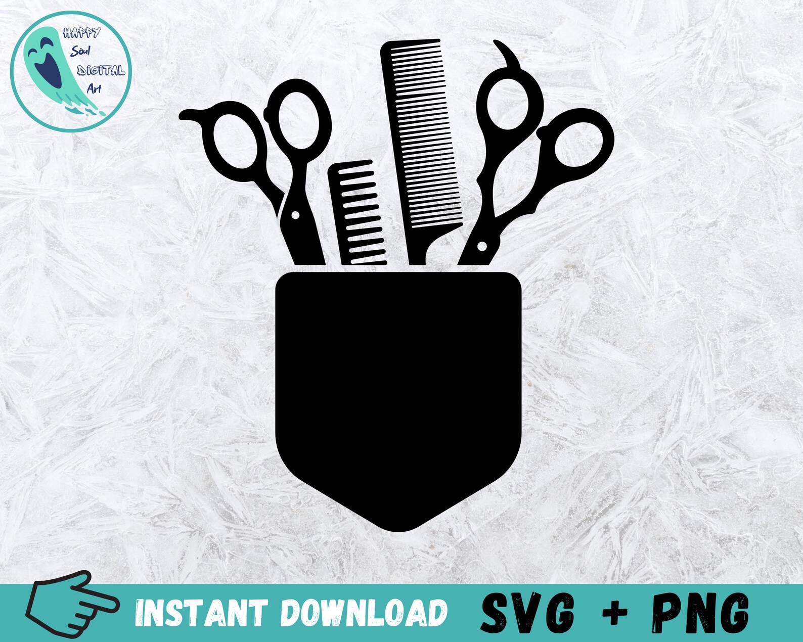 Hairdresser SVG Barber Clipart Barber Tools Svg Scissors - Etsy