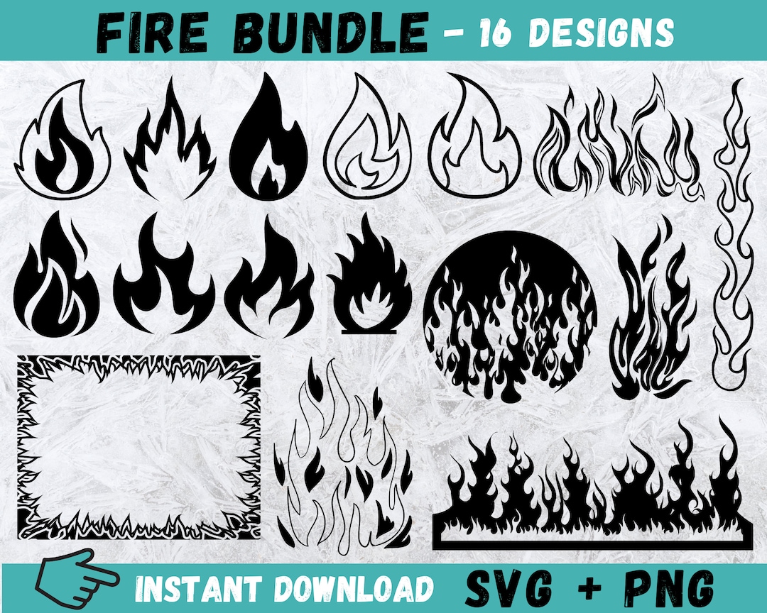 Fire Svg, Fire Flames Svg, Flames Svg, Misc Flames Svg, Fire Clipart ...