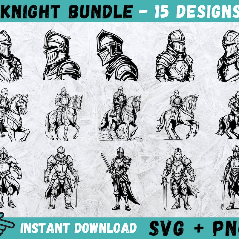 Knights Svg - Etsy