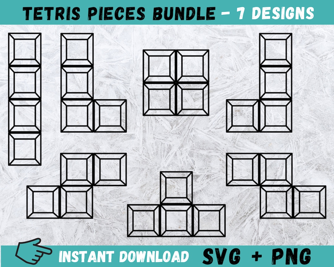 Tetris Pieces SVG, Tetris Shape Svg, Tetris Silhouette, Commercial Use ... Tetris Pieces SVG, Tetris Shape Svg, Tetris Silhouette, Commercial Use ...