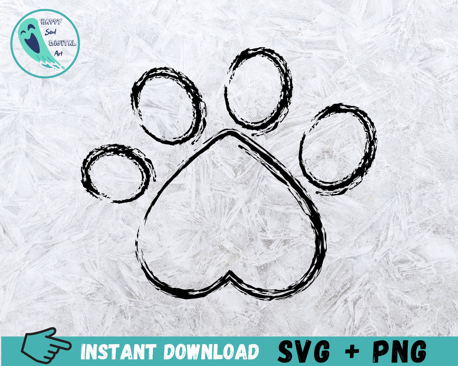 Dog Paw Svg Paw Print Svg Dog Paw Cricut Dog Paw Vector - Etsy