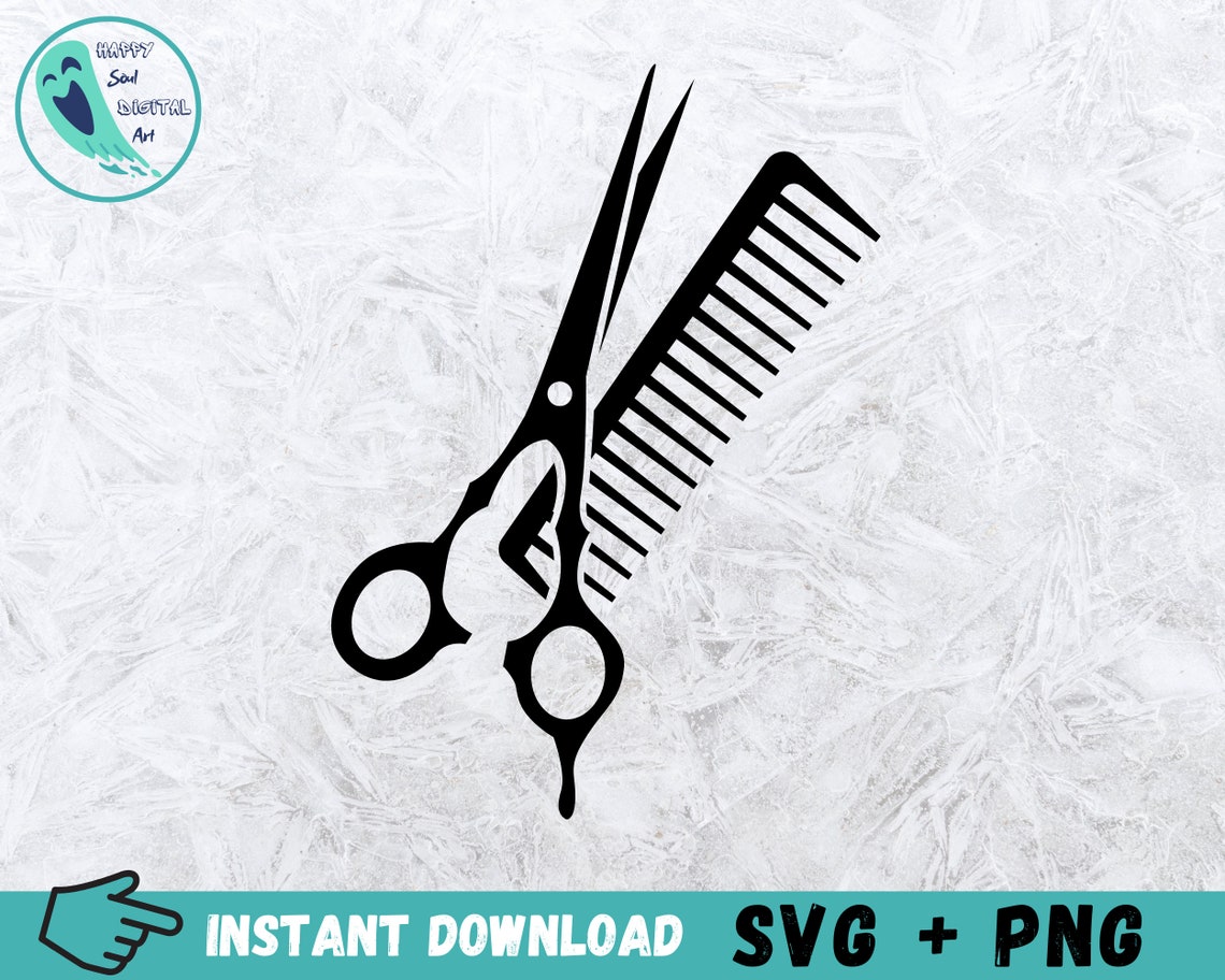 Hairdresser SVG Barber Clipart Barber Tools Svg Scissors - Etsy