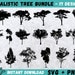 Realistic Tree SVG, Forest SVG, Tree Cricut, Tree Silhouette, SVG Cut ...