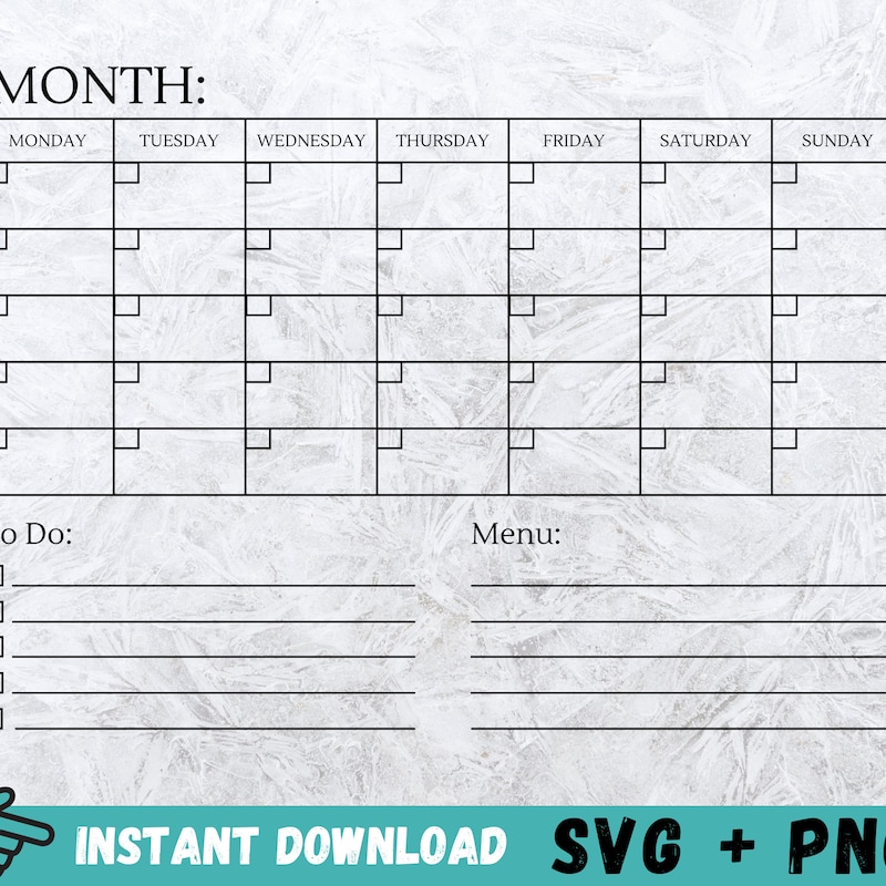 Vinyl Calendar - Etsy