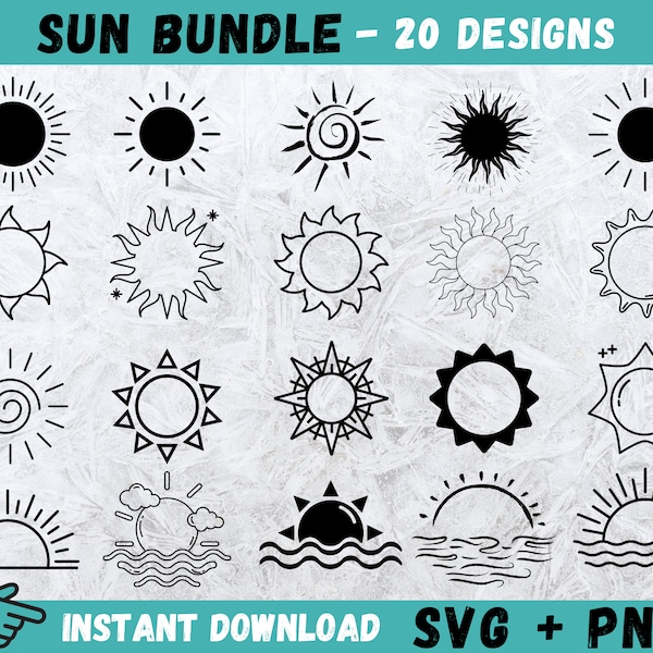 Sun Svg - Etsy