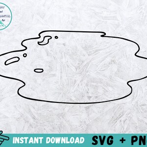 Puddle SVG, Water Puddle Vector, Puddle Cricut, Puddle Vector, Puddle ...