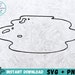 Puddle SVG, Water Puddle Vector, Puddle Cricut, Puddle Vector, Puddle ...