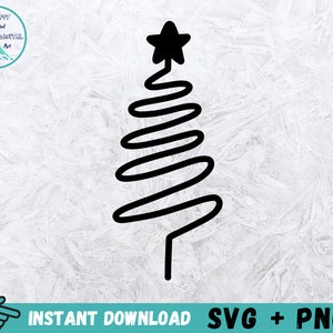 Doodle Tree SVG, Christmas Tree Svg, Christmas Tree Cricut, Christmas ...