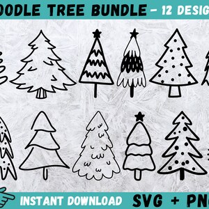 Tree SVG, Trees SVG, Forest Cricut, Tree Cut File, Pine Tree Clipart ...