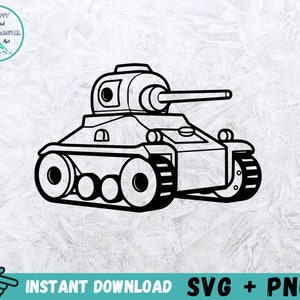 Tank SVG Bundle: Hand-drawn Military Tank Designs (digital Download) - Etsy