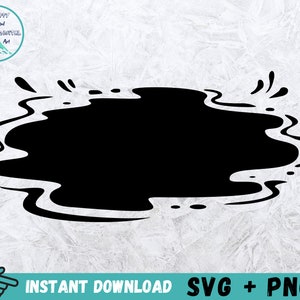 Puddle SVG, Water Puddle Vector, Puddle Cricut, Puddle Vector, Puddle ...