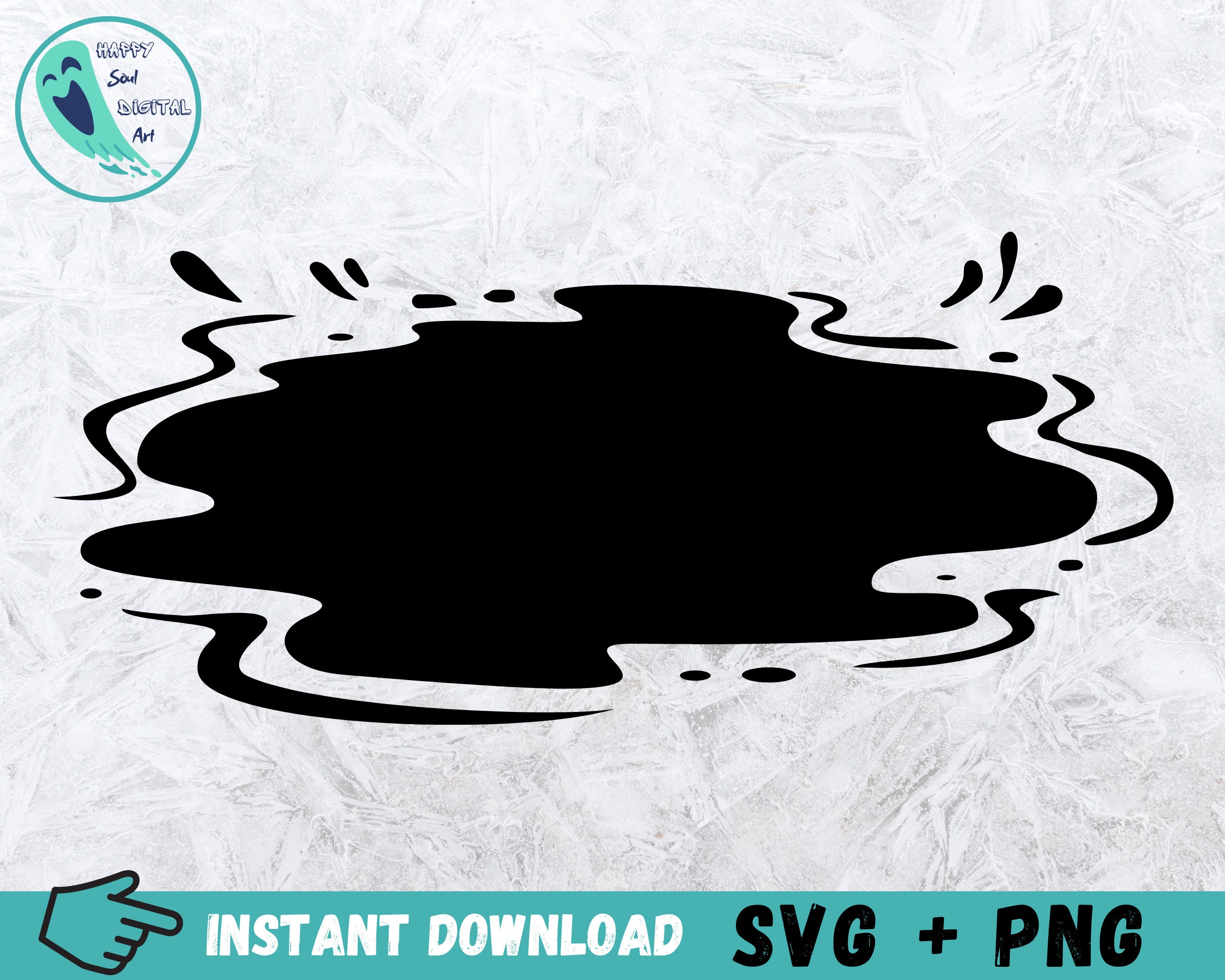 Puddle SVG Bundle: 12 Hand-drawn Designs (digital Download) - Etsy