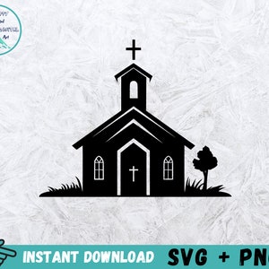 Church SVG Bundle: Hand Drawn Religious Clipart (instant Download) - Etsy