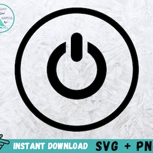 Power Button SVG, Power Button Svg Bundle, On-off Button Cut Files ...