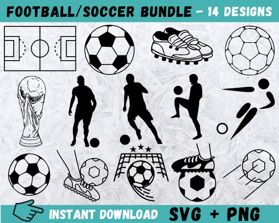Soccer Svg Bundle Football Svg Soccer Svg Soccer Ball Svg | Etsy