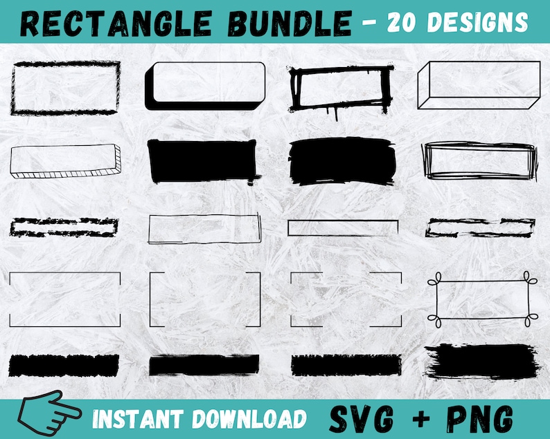 Rectangle Frame SVG Rectangle SVG Frame Svg Rectangle Svg - Etsy Canada