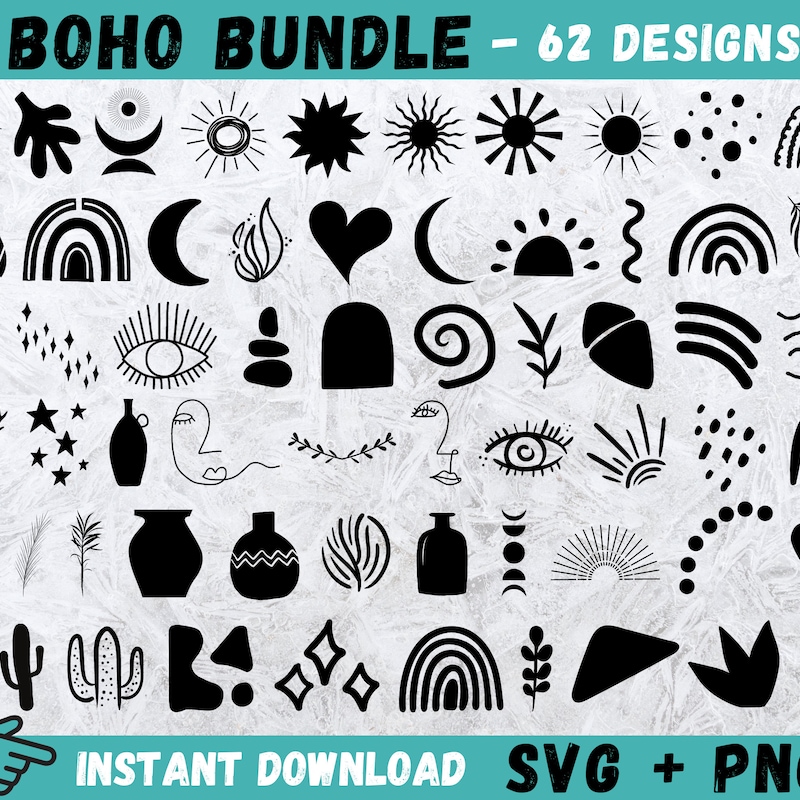 Boho Pattern Svg - Etsy
