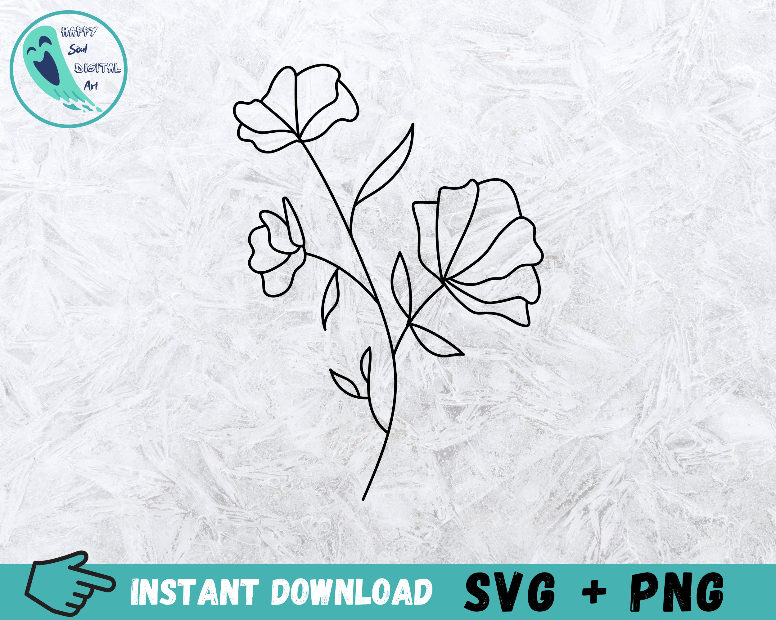 Flower Svg Flowers Bundle SVG Wildflower SVG Flowers Svg - Etsy