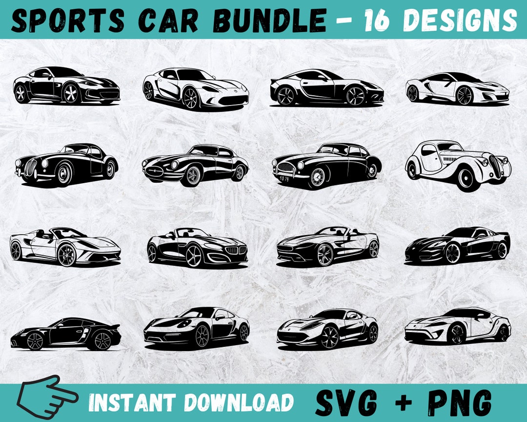 Sports Car SVG, Race Car Cricut, Racing Car Svg, Super Car Svg, Sports ...
