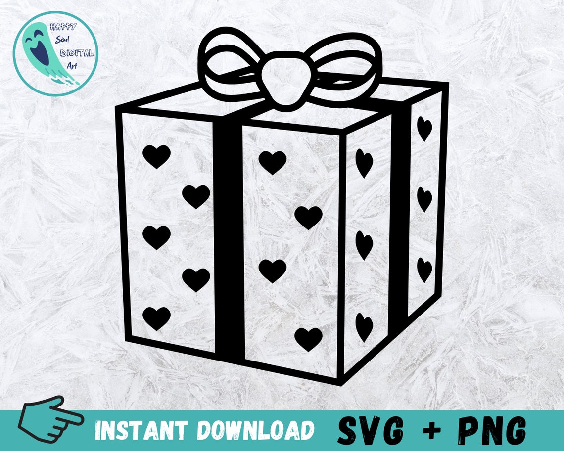 Gift Box Svg Birthday Gift Svg Present Svg Gift Box Cut | Etsy