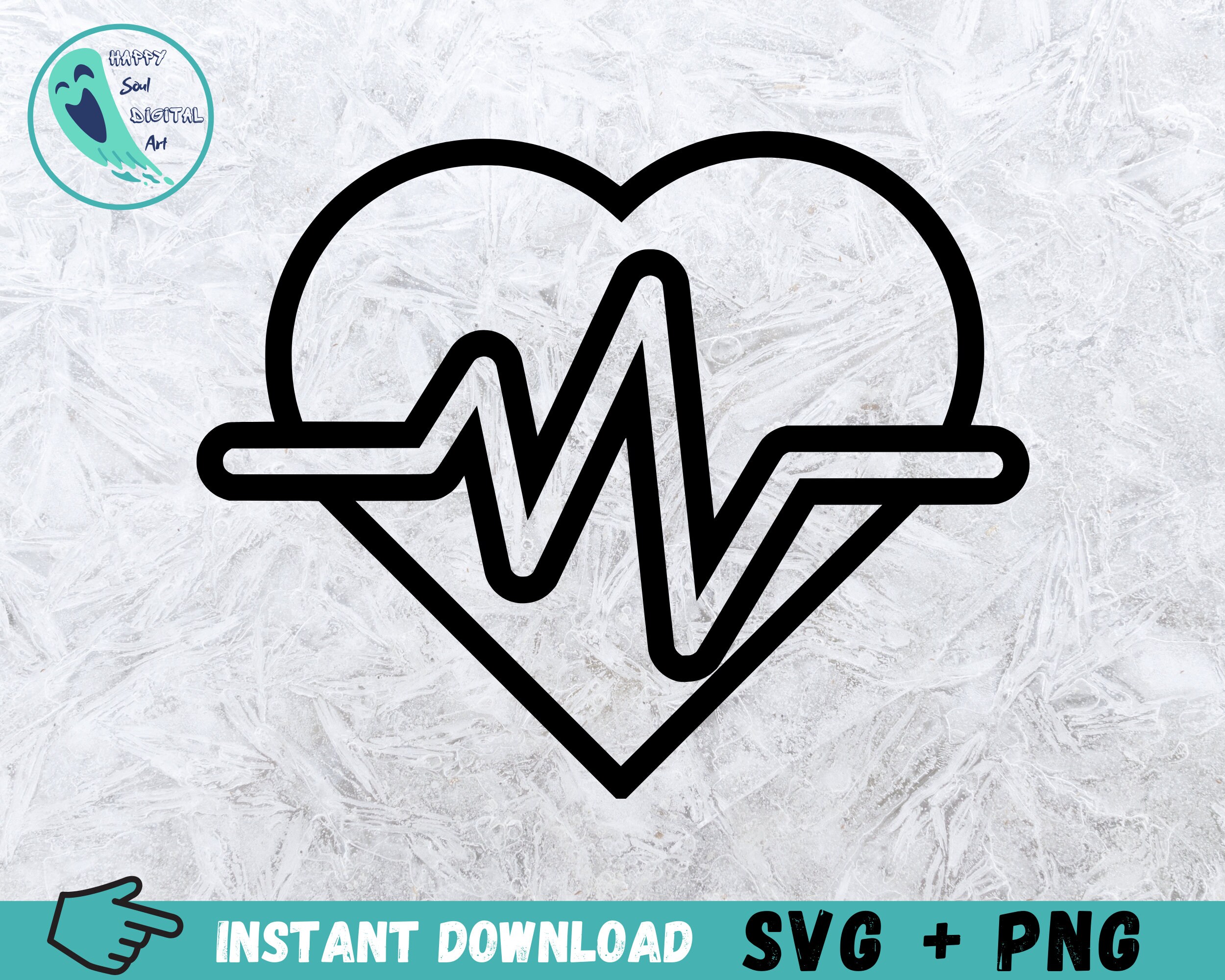 Heartbeat SVG Heartbeat Cricut Heartbeat Svg Bundle Heart | Etsy