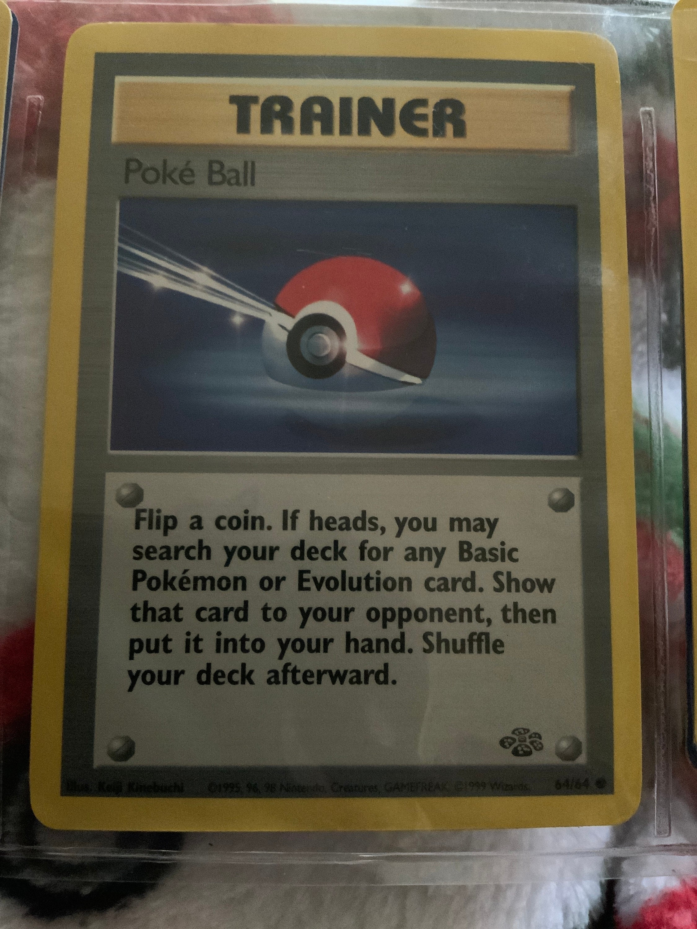 Pokémon Trainer Poke Ball-64/64 1999 collectible | Etsy