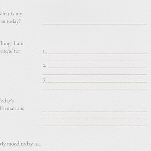 Daily Self-reflection Journal With Progress Updates Print at Home PDF ...