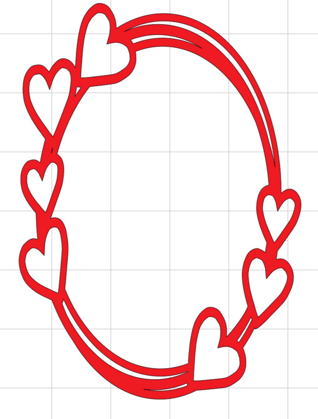 Hearth Wreath SVG Embellishment Flourish Valentine's Day Card Cricut ...