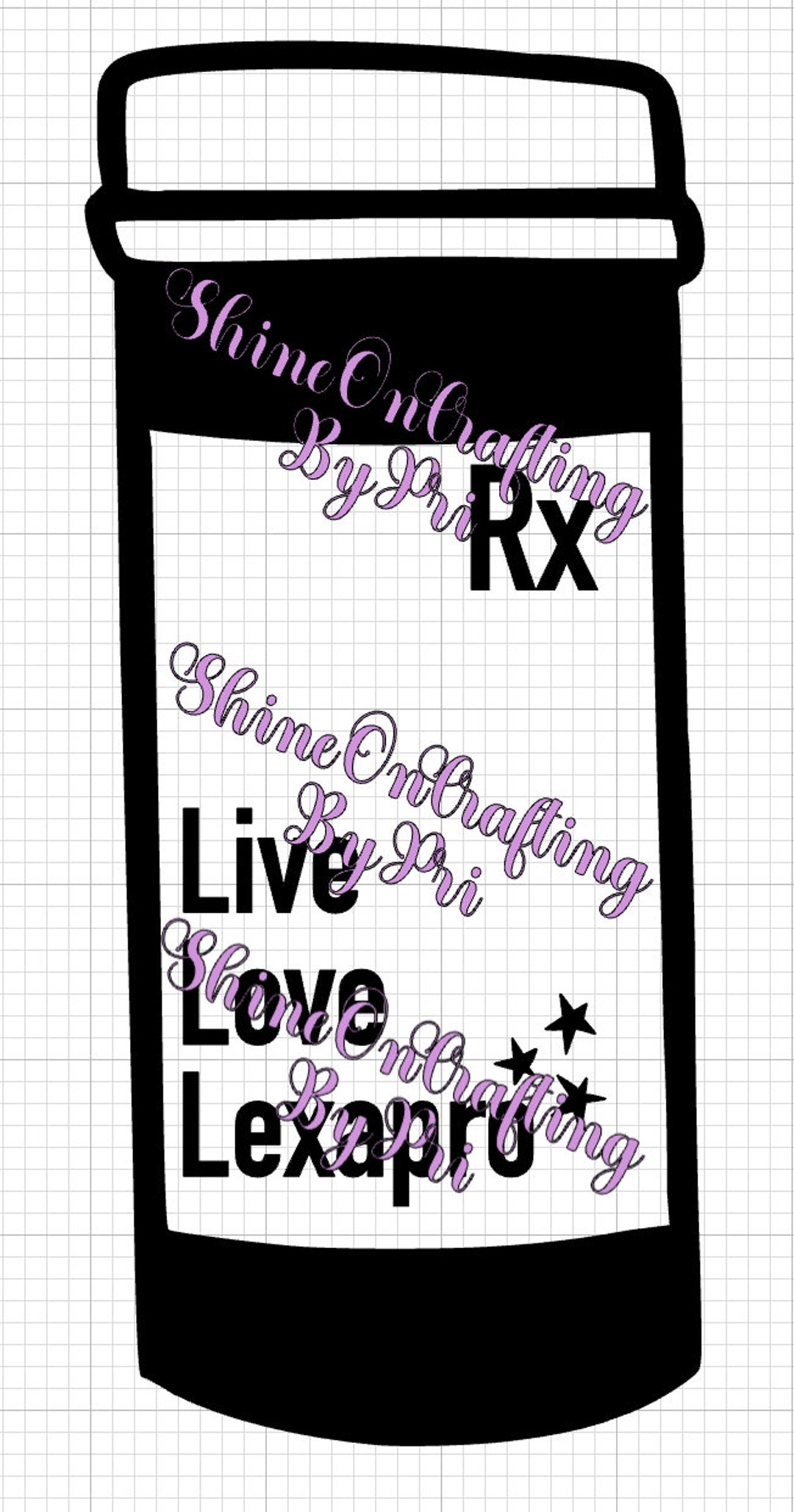 Live Love Lexapro Doctor's Orders SVG Cricut Mental Health Dark Humor ...