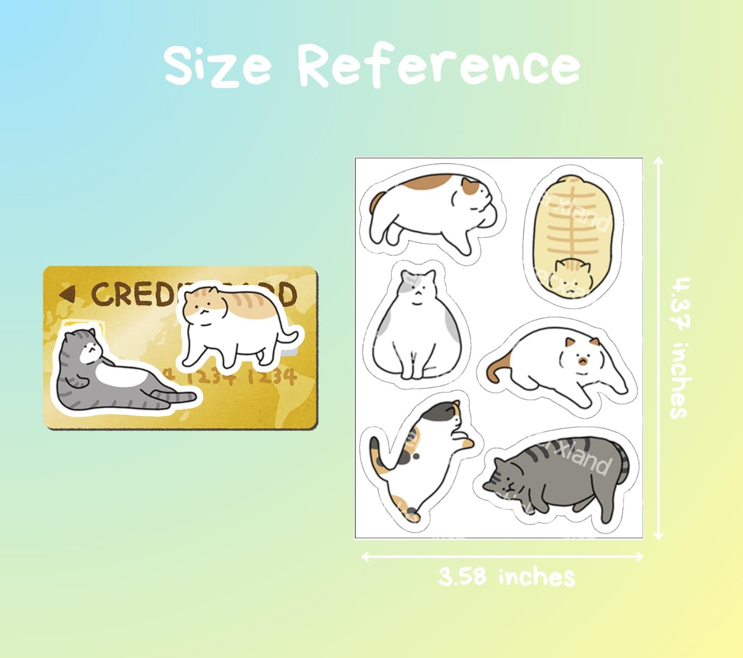 Funny Fat Cat Stickers, Kawaii Decals, Laptop, Water Bottle (24 Pc) - Etsy
