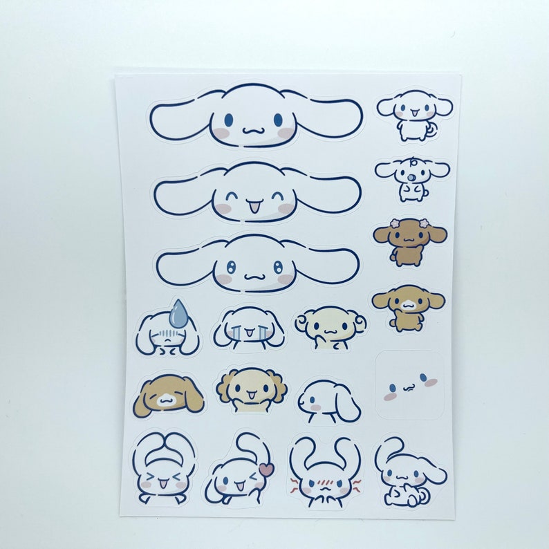 60 Cinnamoroll Laptop Stickers Cartoon Anime Cute Kawaii Kpop Sanrio ...