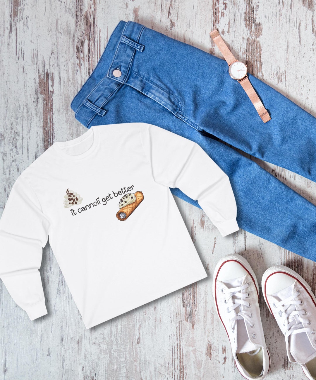 Cannoli Shirt It Cannoli Get Better Pun Tee, Funny Cannoli Shirt, Cute ...