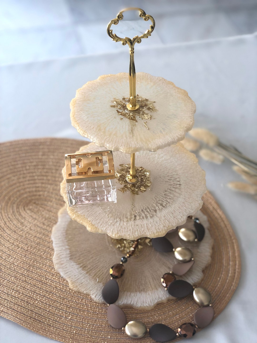 Epoxy Resin Cake Stand Handmade Immediately Available - Etsy
