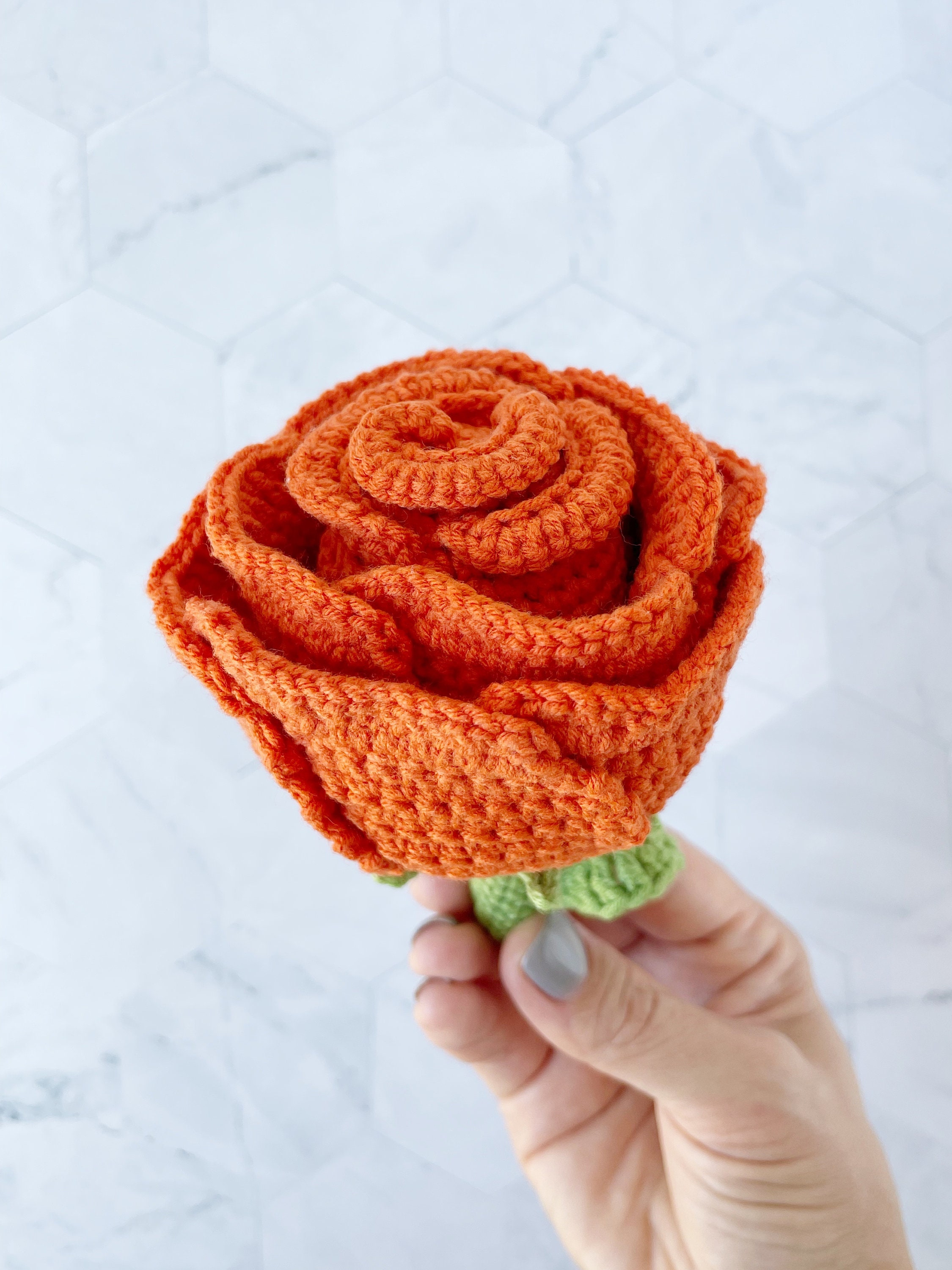 Crochet Reversible Rose Doll, Crochet Toy, Handmade Amigurumi Toy ...