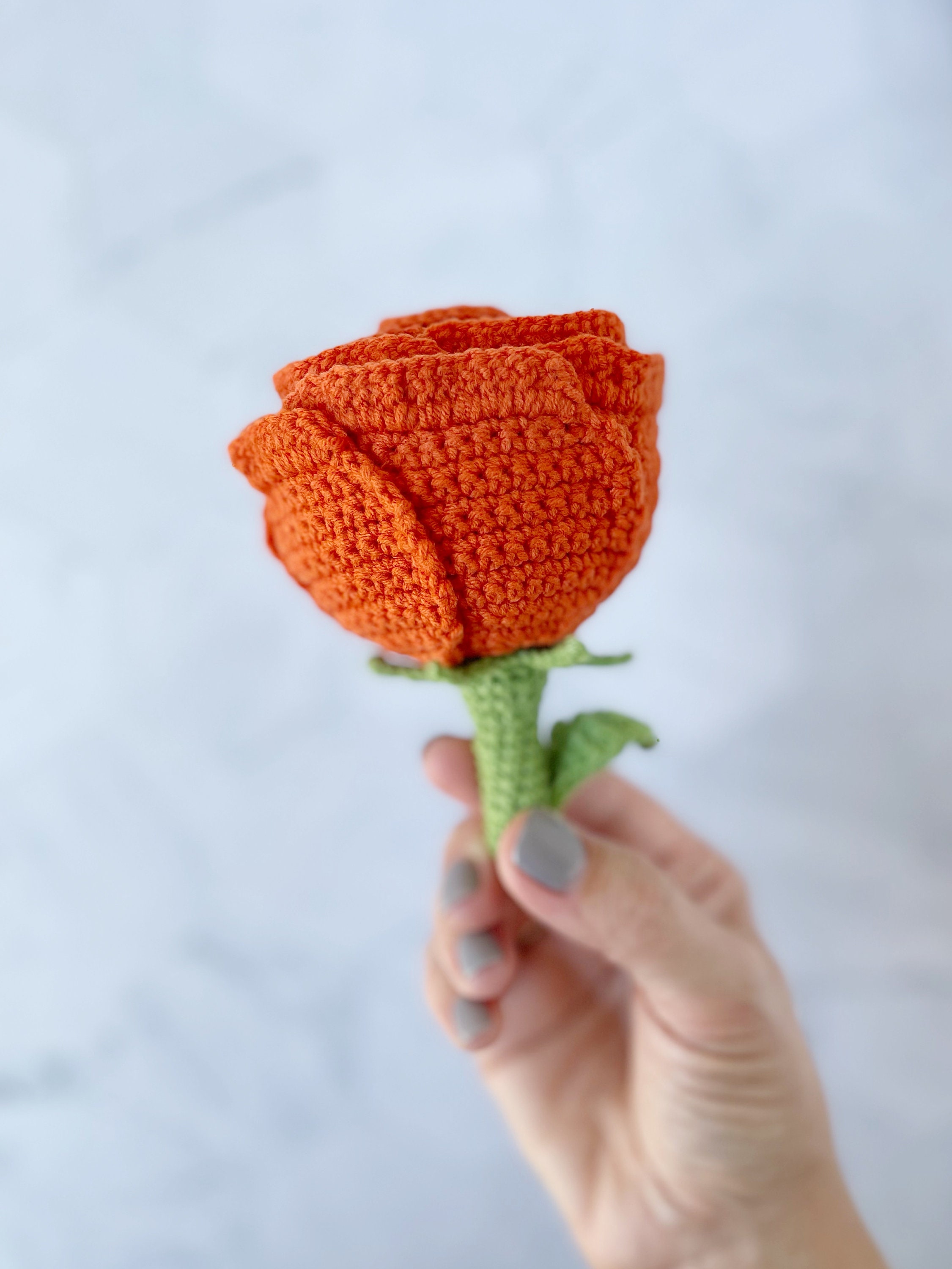 Crochet Reversible Rose Doll, Crochet Toy, Handmade Amigurumi Toy ...