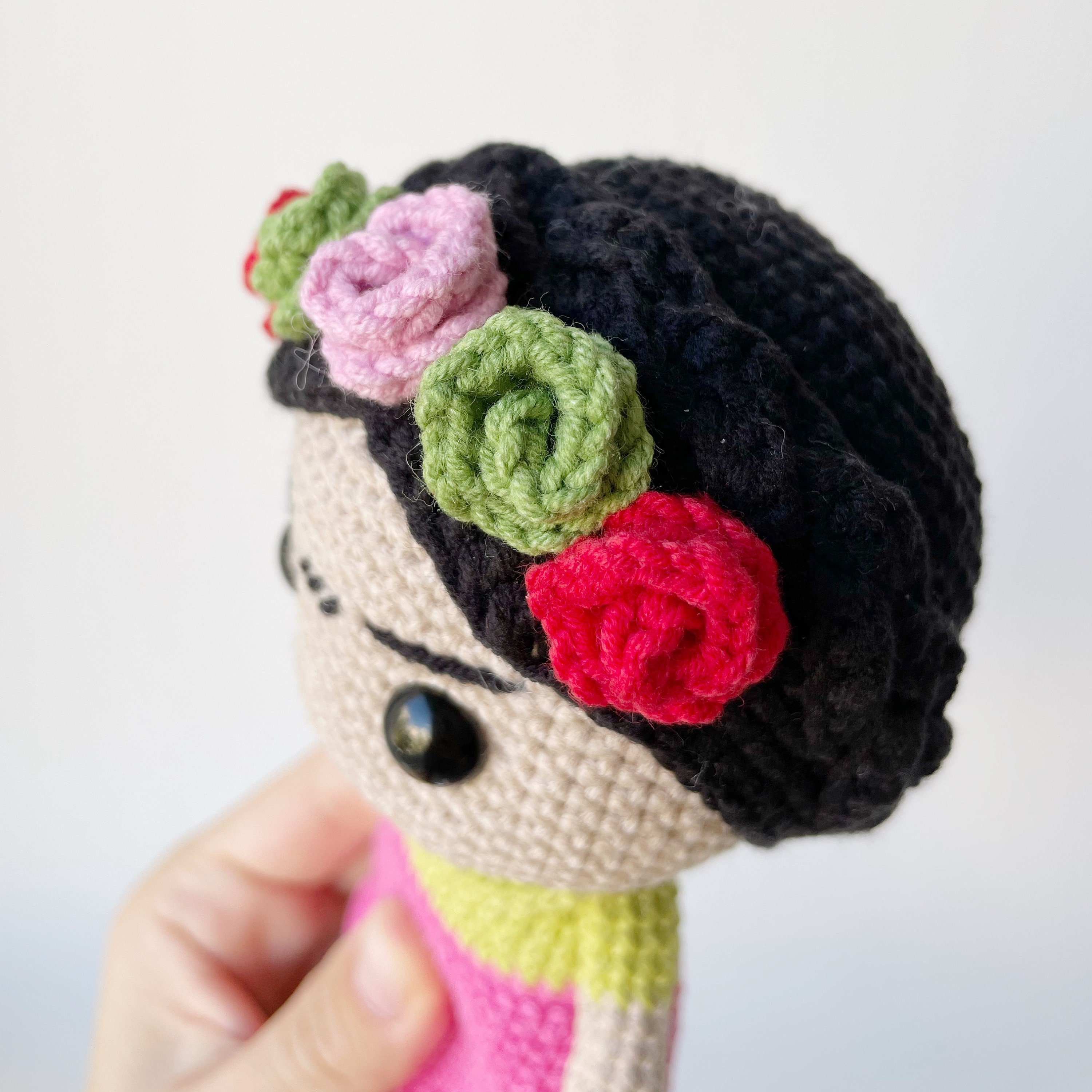 Frida Kahlo Doll Crochet Pattern Funko Pop Amigurumi English - Etsy